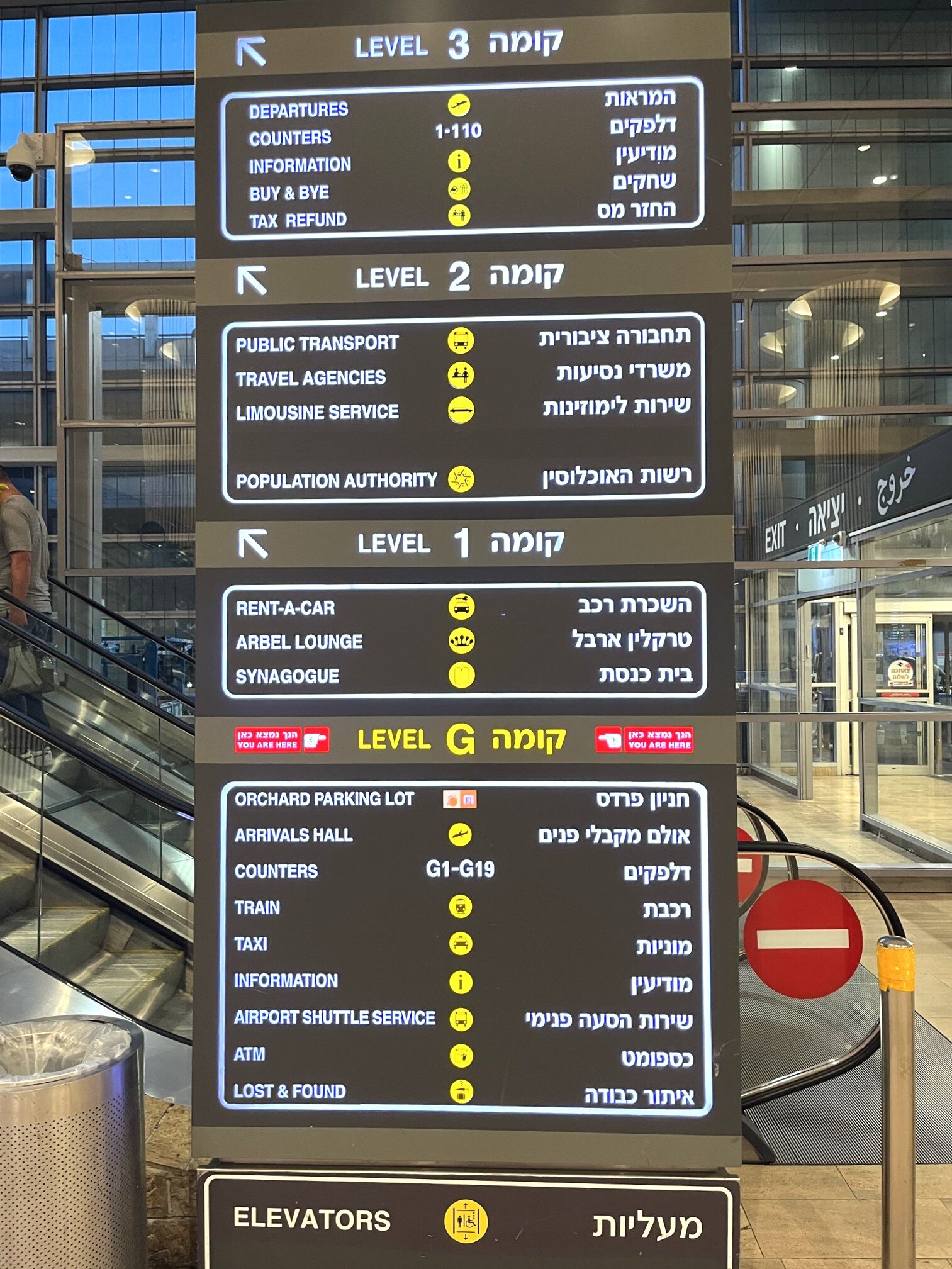 Ben Gurion Terminal 3 new Map: Your Complete Guide. - Fast Track Tel Aviv